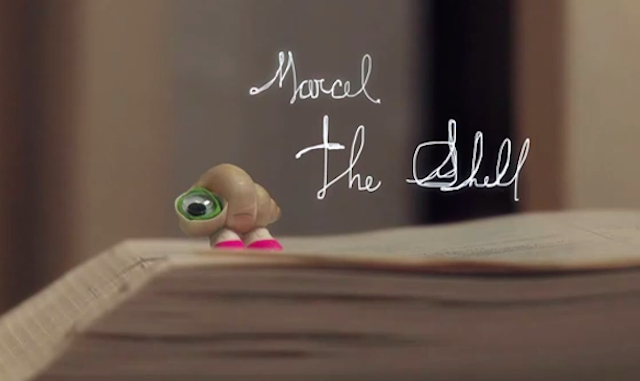 Image of Marcel the Shell with Shoes on, Two